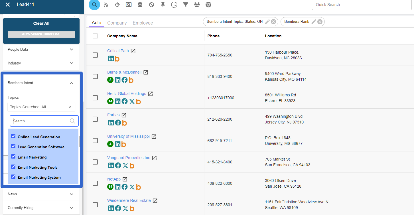 8 Types of Bombora B2B Buyer Intent Signals? - Lead411